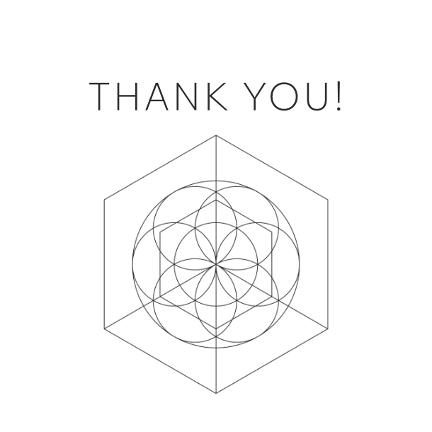Thank you | Geometric White | Sticker sheet – EasyCLP