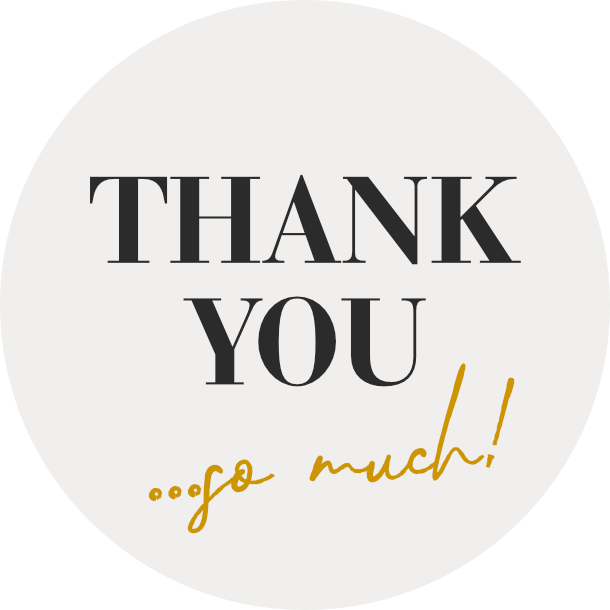 Thank you | Classy Colour | Sticker sheet – EasyCLP