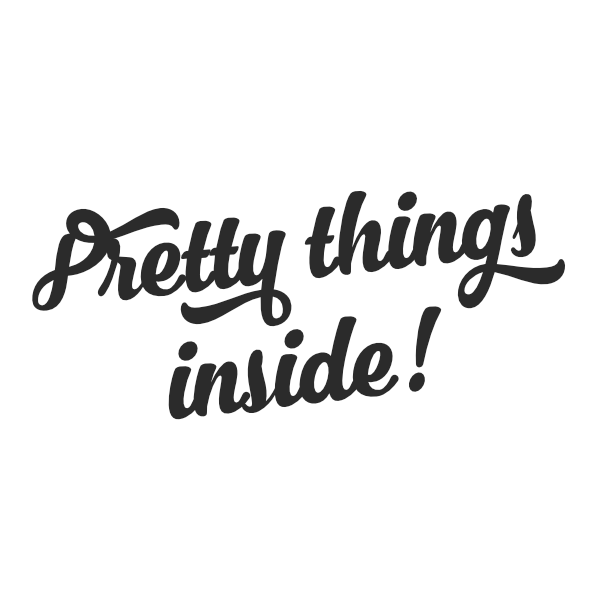 Pretty things inside | Americana White | Sticker sheet – EasyCLP