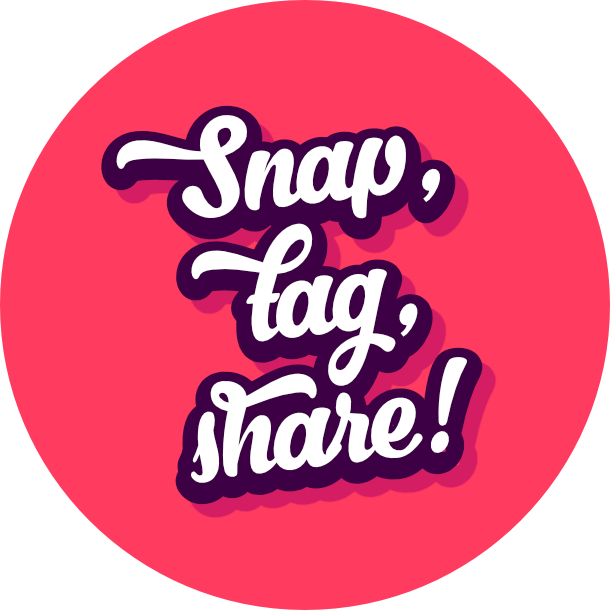 Snap, tag, share | Americana Colour | Sticker sheet – EasyCLP
