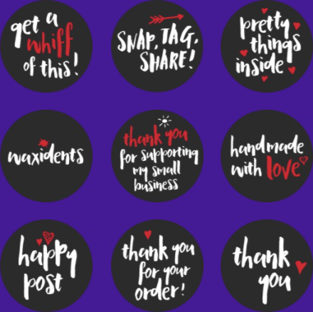 Inky Black | Sticker set | 9 sheets – EasyCLP